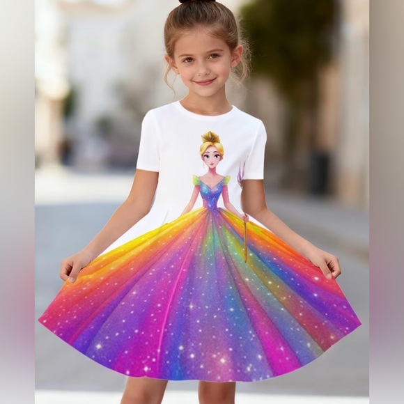 Star Store | Dresses | Fashionable Princess Dress For Girls | Poshmark